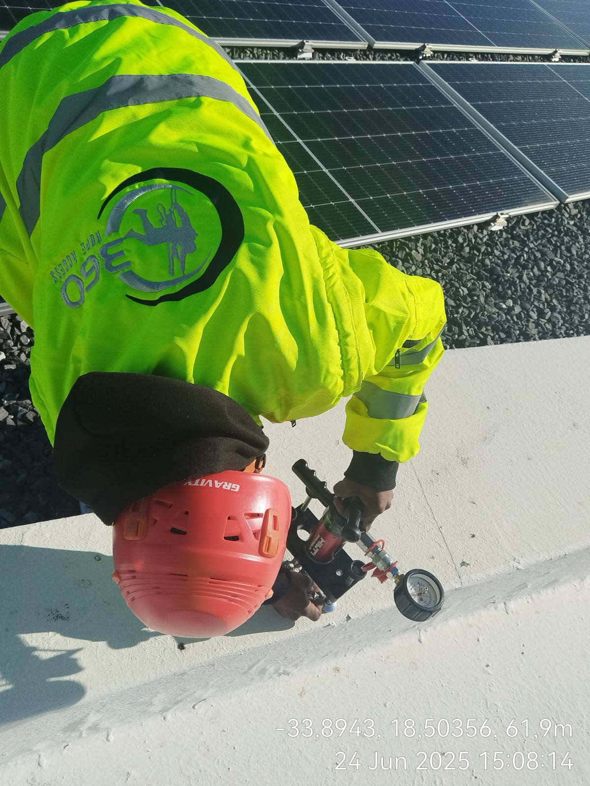 Anchor Point Testing and Remedial Work: ABSA Bridge City - 360 Rope Access